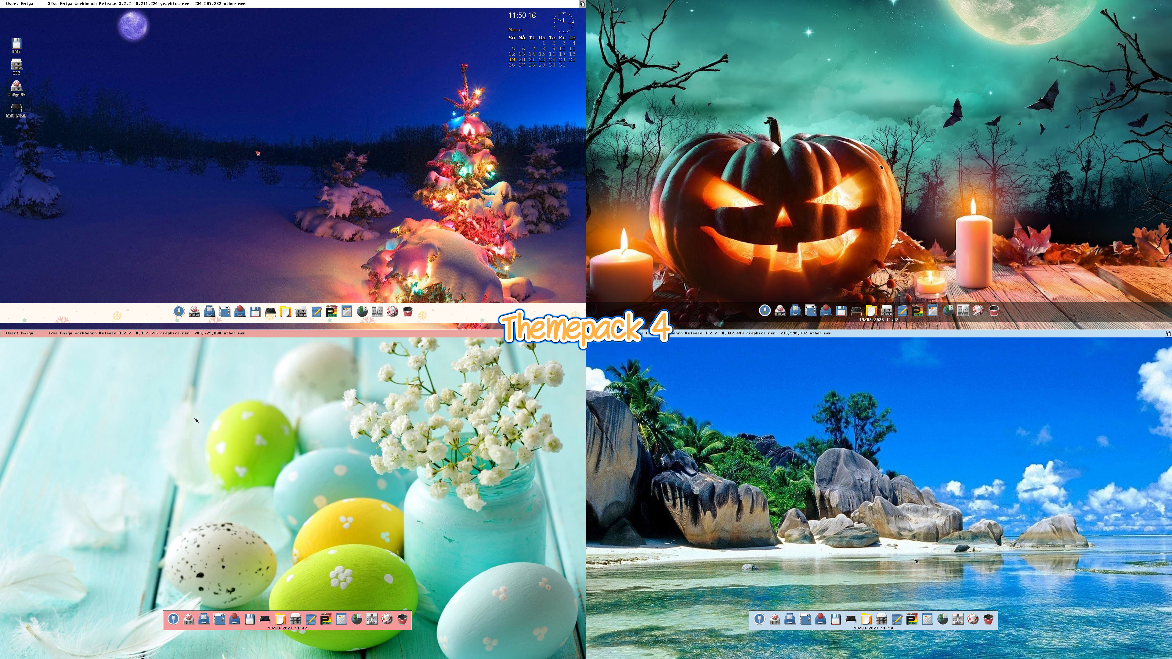 AmigaOS 32se Themes by 8080