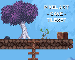 Pixel Cave Tileset by Iphigenia Pixels