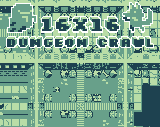 16x16 Dungeon Crawl Assets by Steven Colling