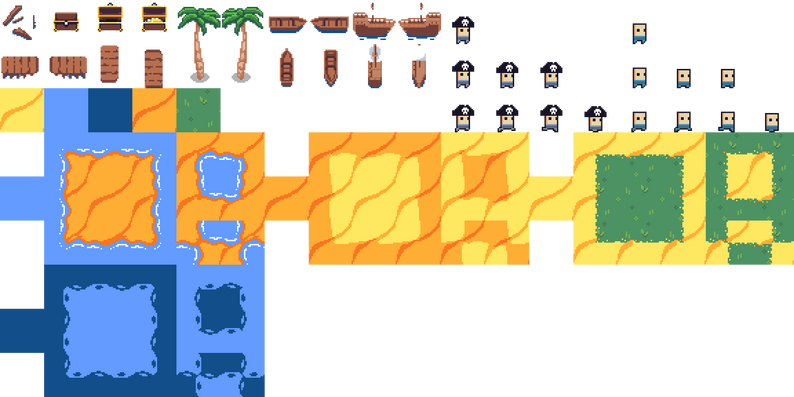 RPG Beach Tileset by Stealthix