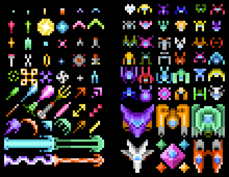 [8x8] Space Shooter Asset Pack by Gustavo Vituri
