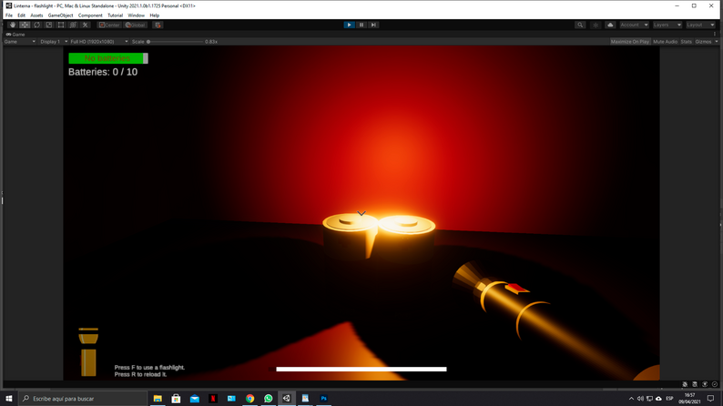 Advanced Flashlight system 2021 UNITY by RetroArt