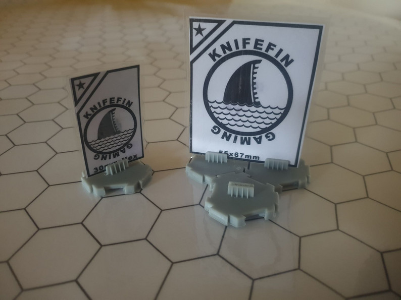 30mm Hexagon Bases for Lancer by Knifefin Gaming