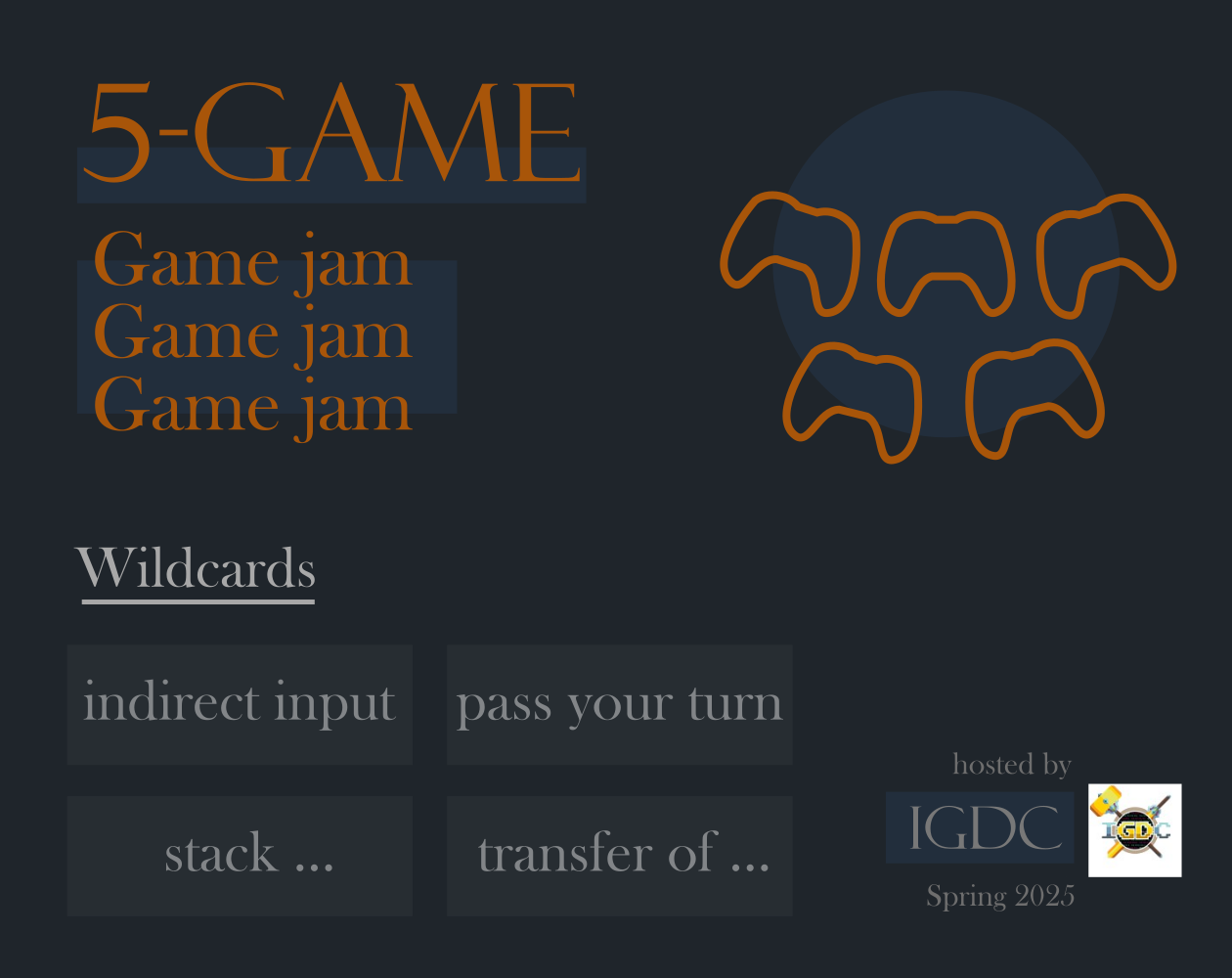 5-Game Game Jam Game Jam Game Jam - itch.io