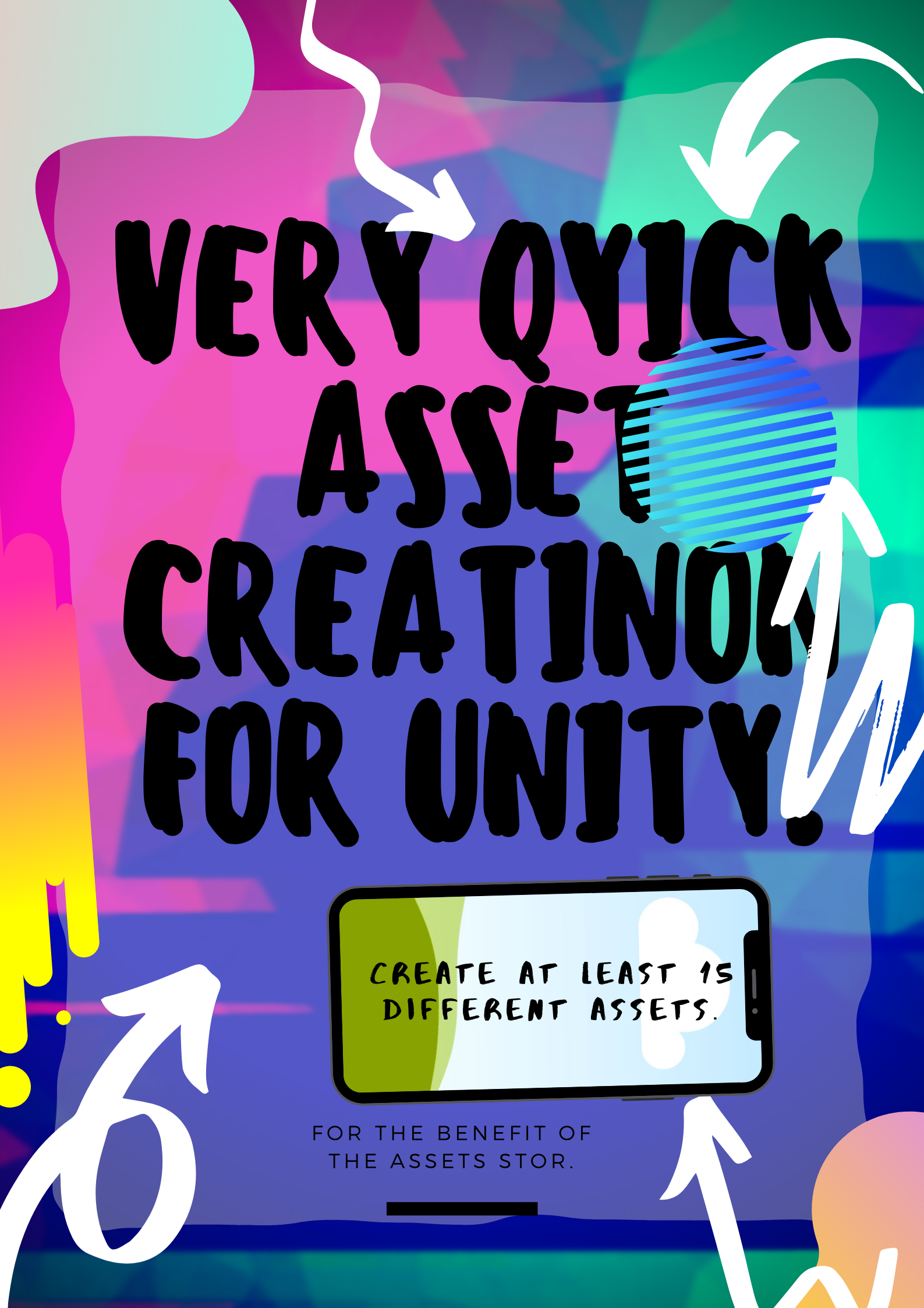 Create at least 15 assets for unity - itch.io