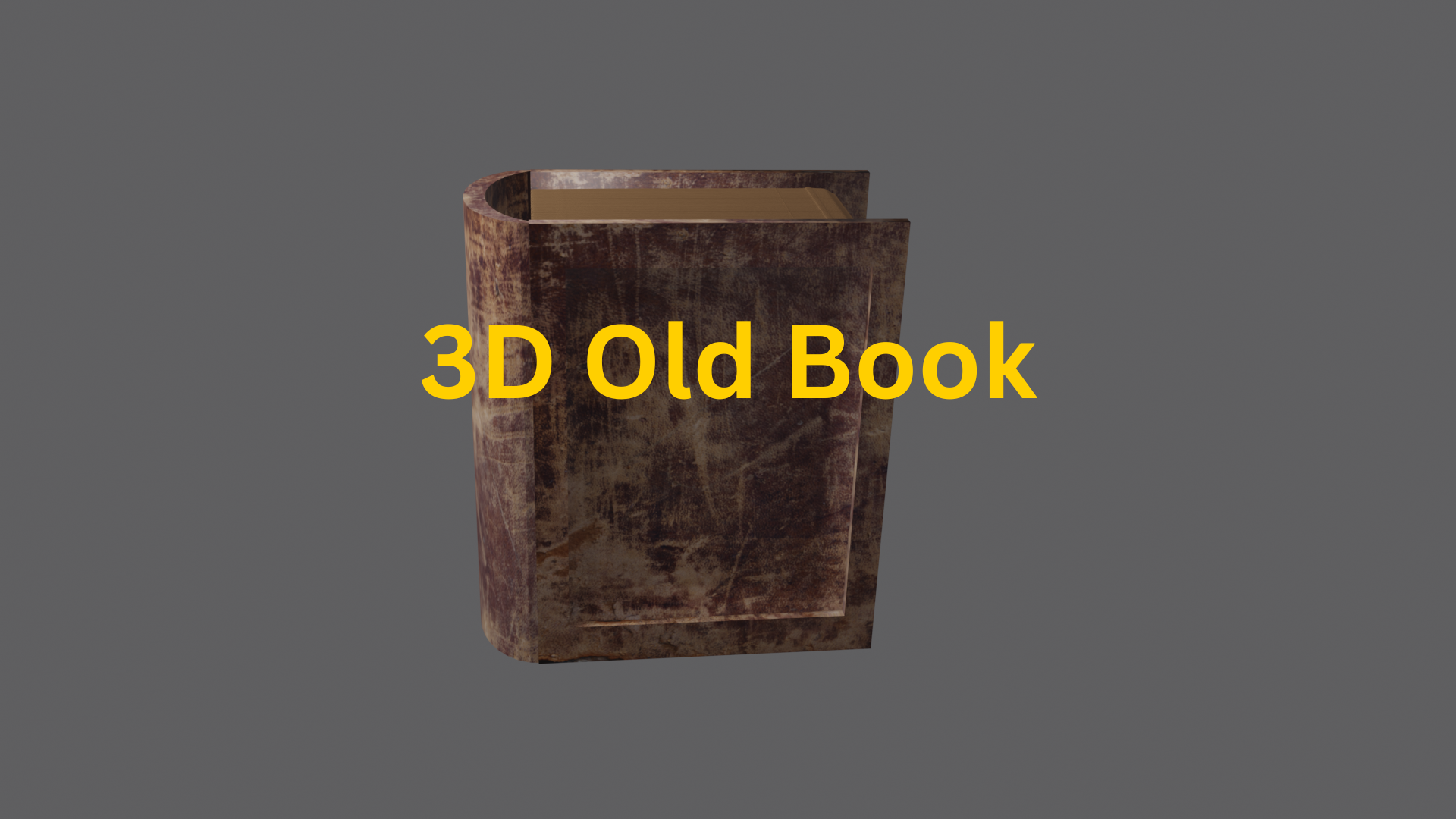 3D old book by goldenseal