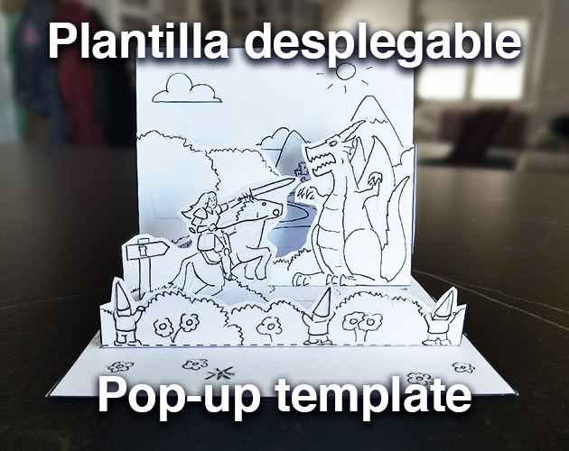 Popup en tres capas - Three layer pop-up by Yeray Pérez Vallejo