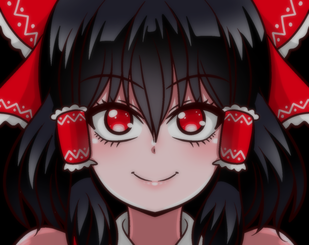 VERSION 1.1 RELEASED - Hakurei Reimu Strip Game by SeireiART