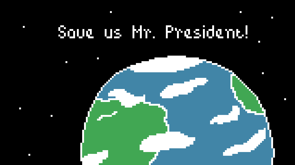 Save us Mr. President! by Rarysson