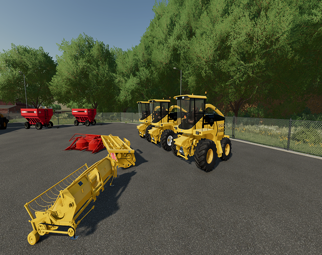 New Holland FX Series Forage Harvester FS22 by Borrowed Parts Modding