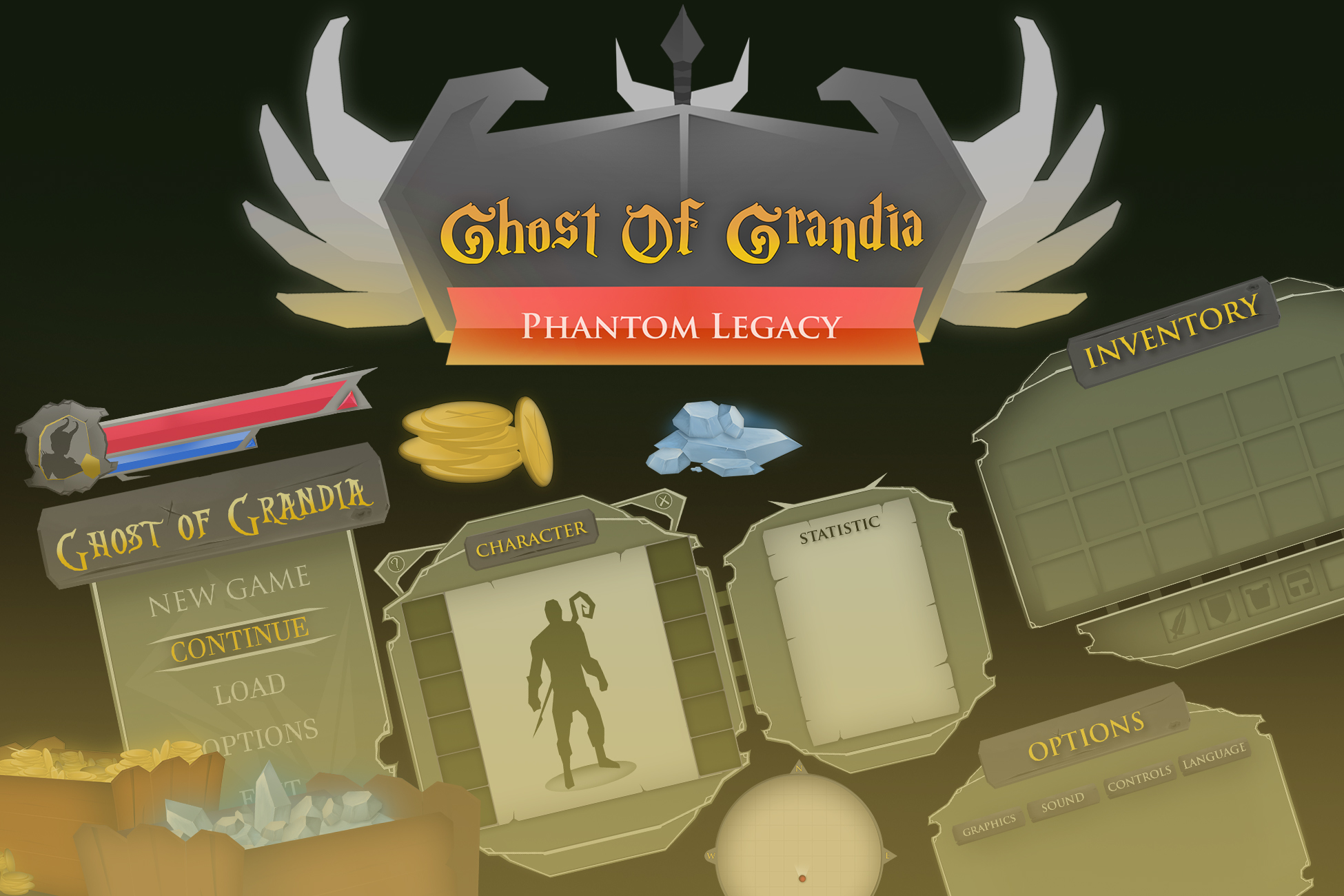 RPG MMO UI Kit by Okba Amrate