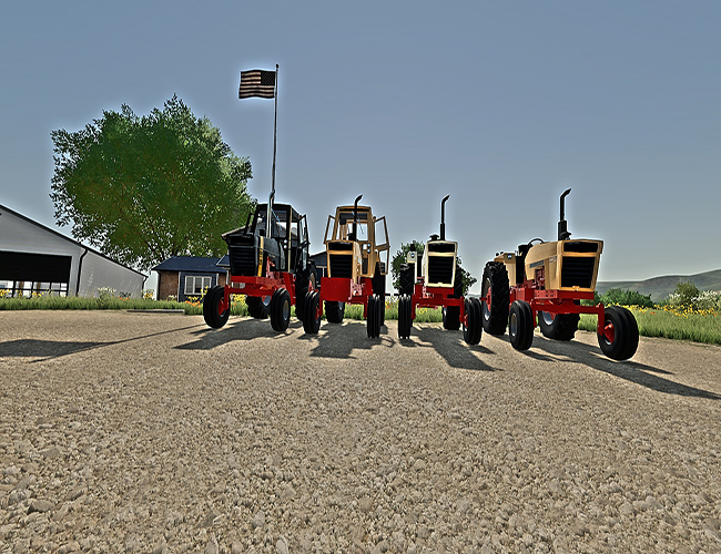 Case 70 Series Pack FS22 by Borrowed Parts Modding