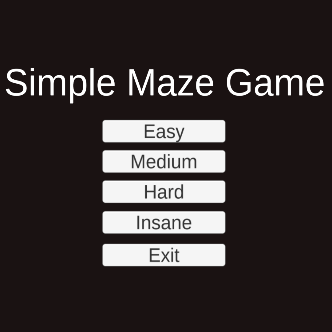 Simple Maze Game by Nikola