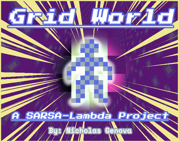 Grid World - A SARSA-Lambda Project by The Tychologist