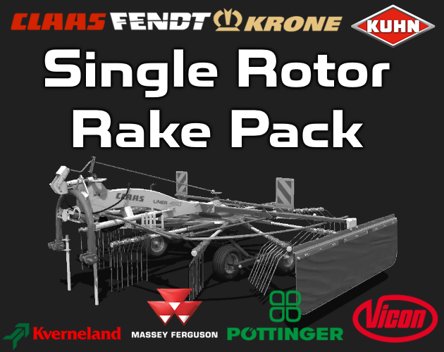 Multibrand Single Rotor Rake Pack by BulletBill
