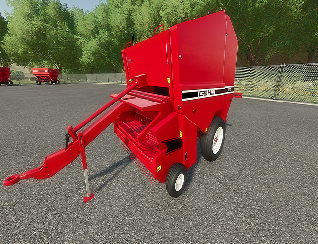 Gehl 1310 Round Baler FS22 by Borrowed Parts Modding
