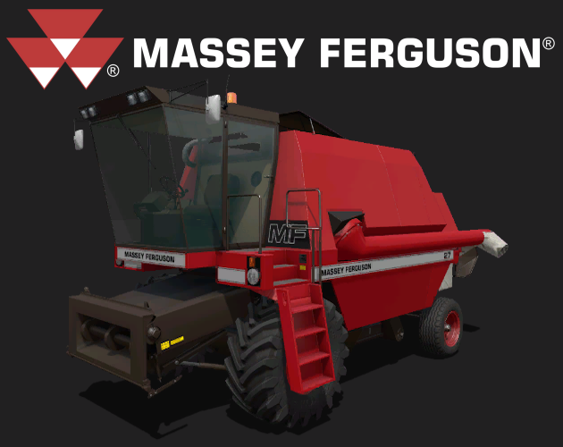 Massey Ferguson 27 Combine Harvester by BulletBill