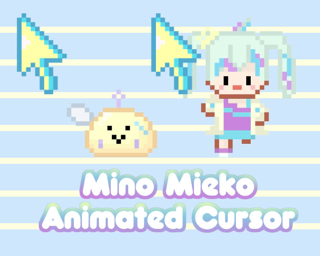 Mino Mieko 👑 Animated mouse cursor! by GamingWithMim