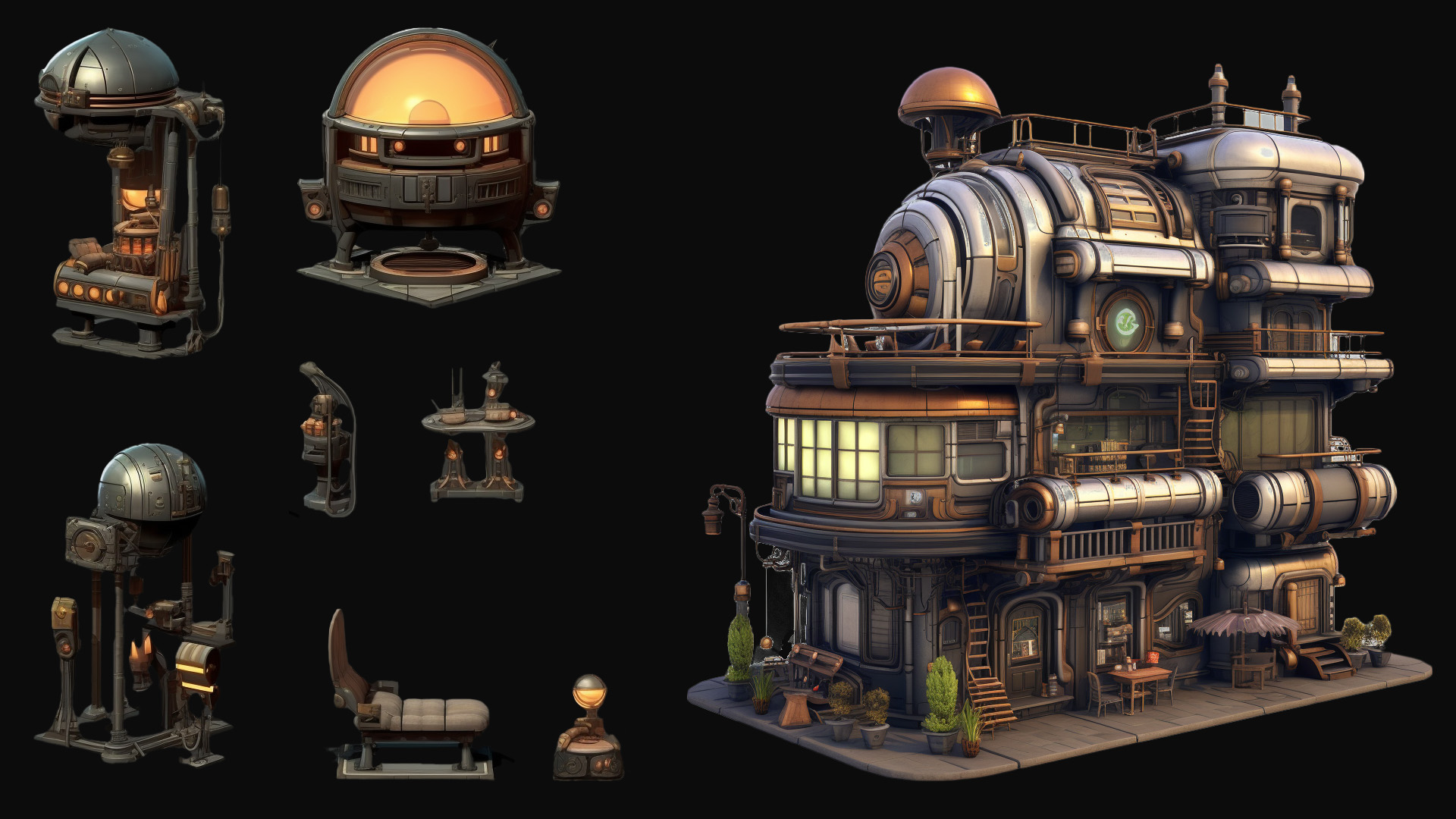 Steampunk Starter Pack! by Section 8 Studios