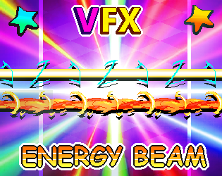 VFX - ENERGY BEAM - Pixel Art Effects by kiddolink