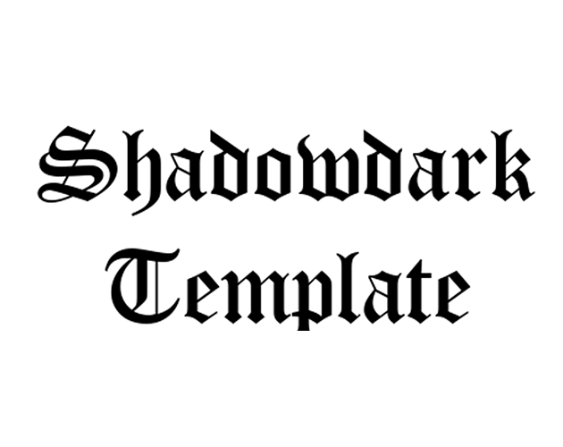 Shadowdark Word Template by Taylor (Signals From Beyond)