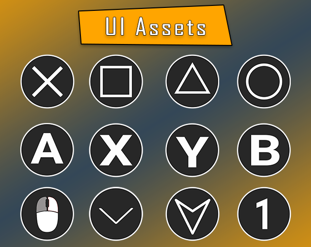 [ASSET] Universal UI Icons (Console & PC) by Decoy Software