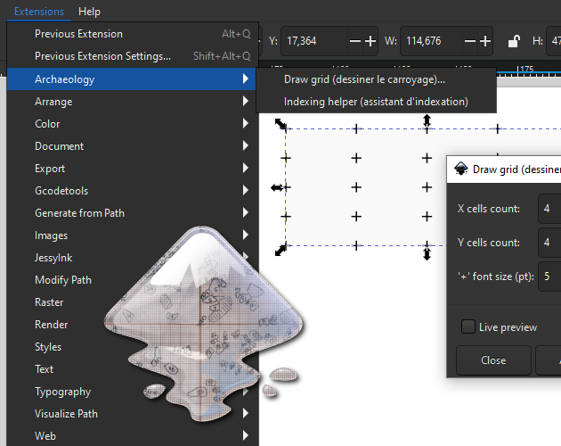 Inkscape Archéo Tools by ναℓ