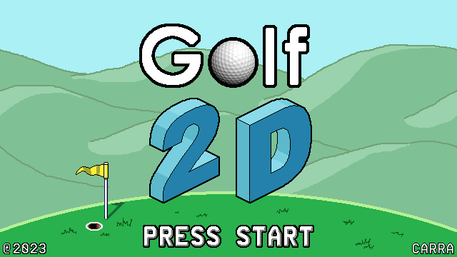 Golf 2D by Vircon32
