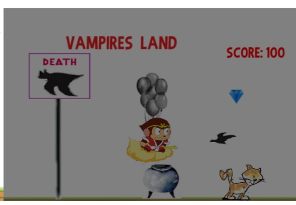 Goku in halloween land by Usuntu of ubuntu for Panic Horror Jam - itch.io