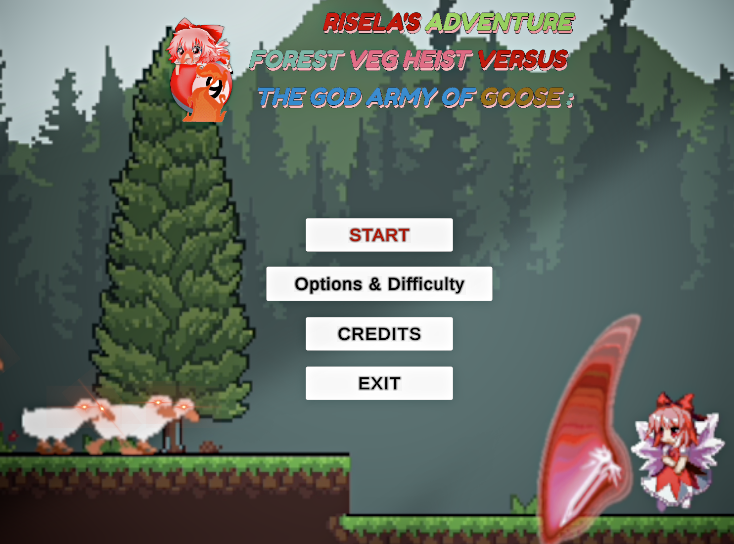 Risela's Adventure Forest Veg Heist versus the god army of goose by ...