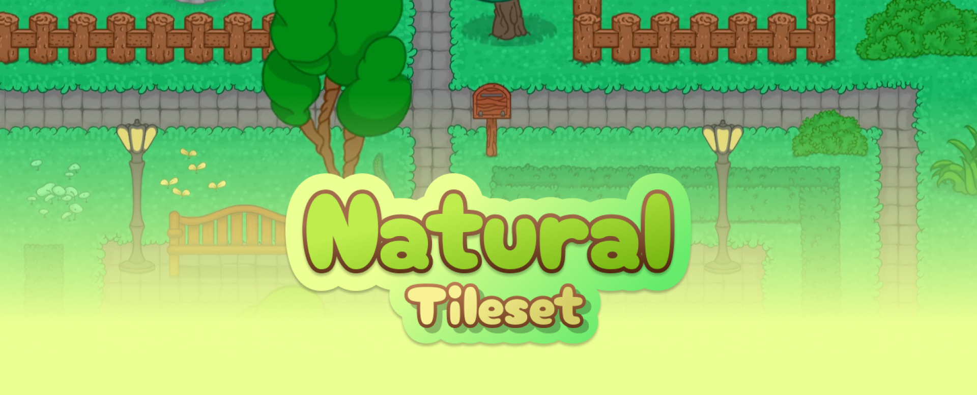 Godot 4 - 2D Topdown Garden Natural Tileset by Violeta Raffin