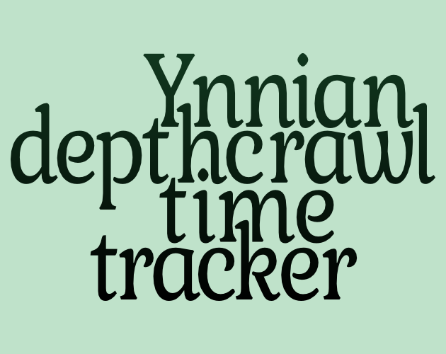 Depthcrawl Time Tracker - Ynn by Andy Murillo