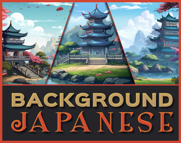 2D Background Pixel art Japanese by GNDLF The Maker