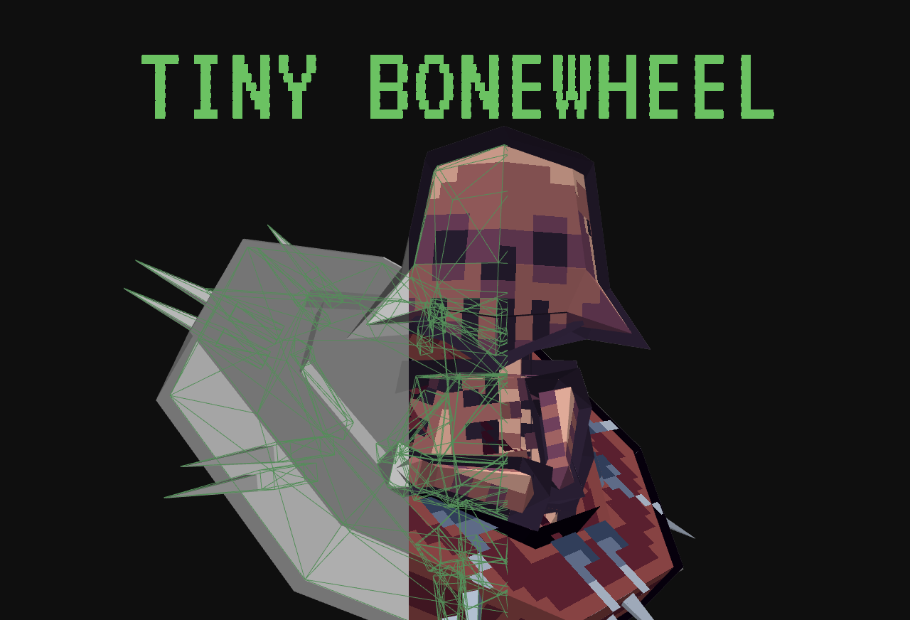 Tiny Bonewheel Skeleton by JaysThing