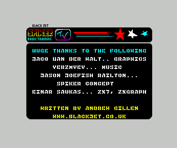 Spiker Basic Training by Blackjet games