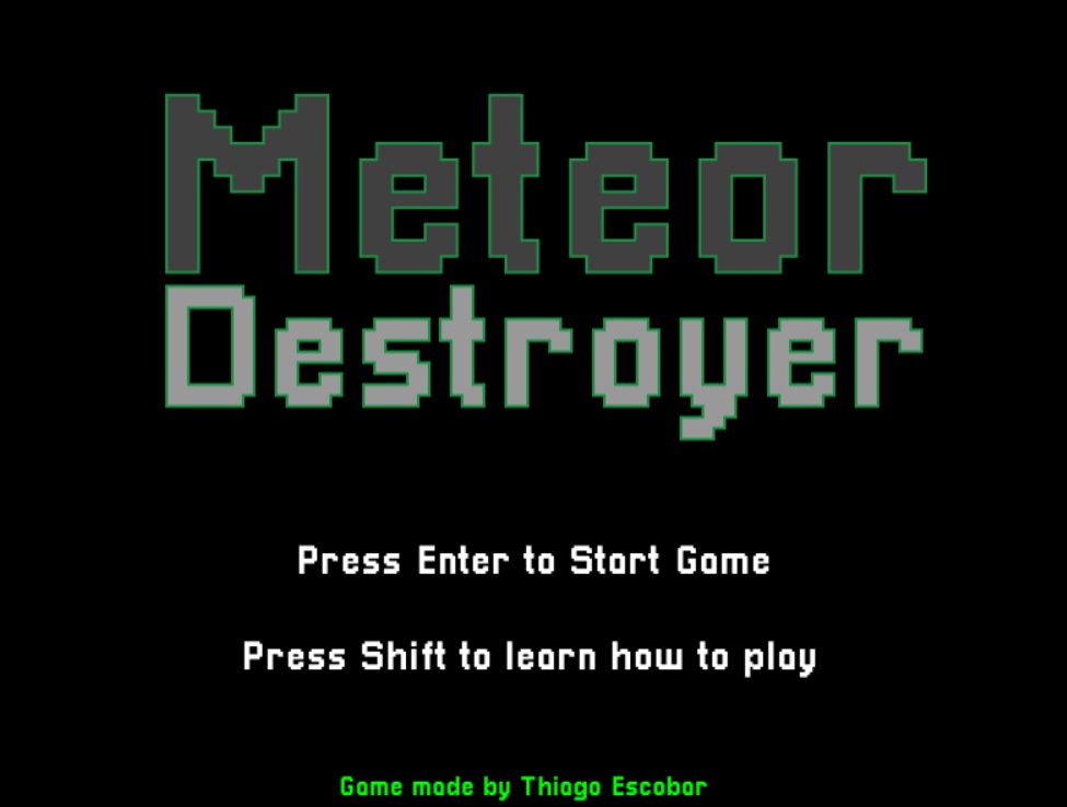 Meteor Destroyer By Thiago Escobar