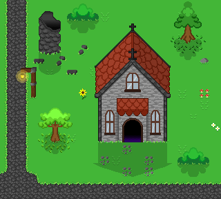 Tileset Top Down Medieval by Hyakuich