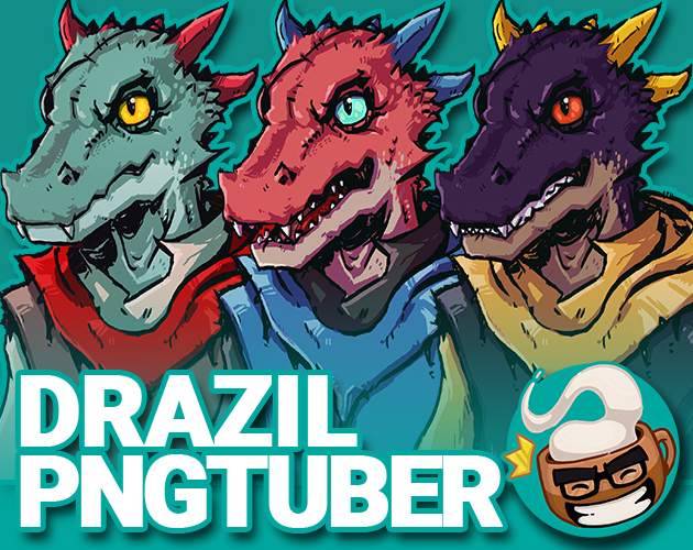 PNGTuber - Drazil (3 variants) by Azadouken