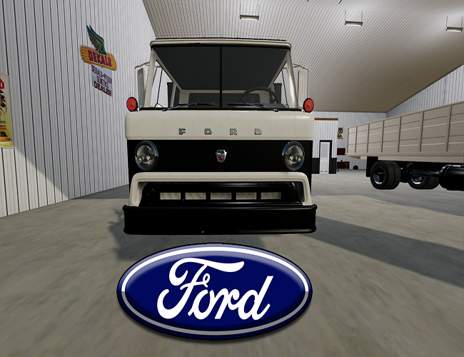 Ford C800 Grain Truck FS22 by Borrowed Parts Modding