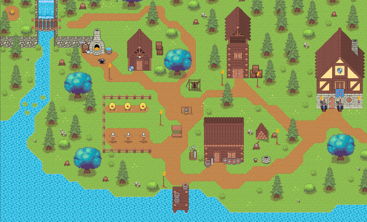 Medieval settlement by Tiago for PixelJam NoNeClass - itch.io