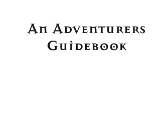The Adventurers Guidebook by MrMorham