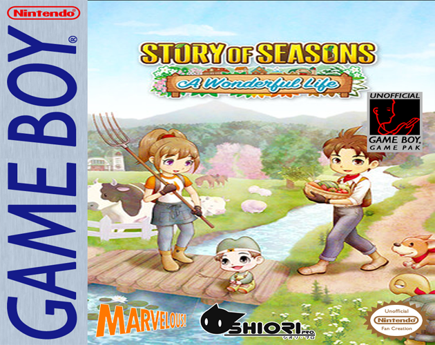 Story of Seasons A Wonderful Life GB Demake by Egoistamamono