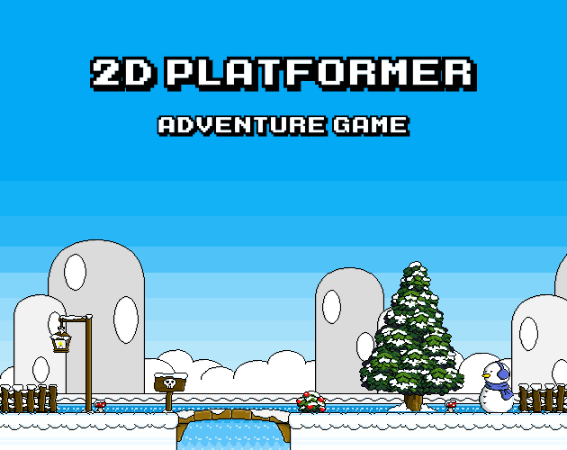 Retro 2D platformer tilesheet World 2 by EightBitPanda