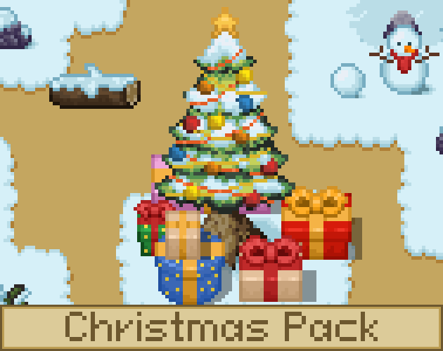 Christmas Pack Pixel Art by Ävos Grosimbourg