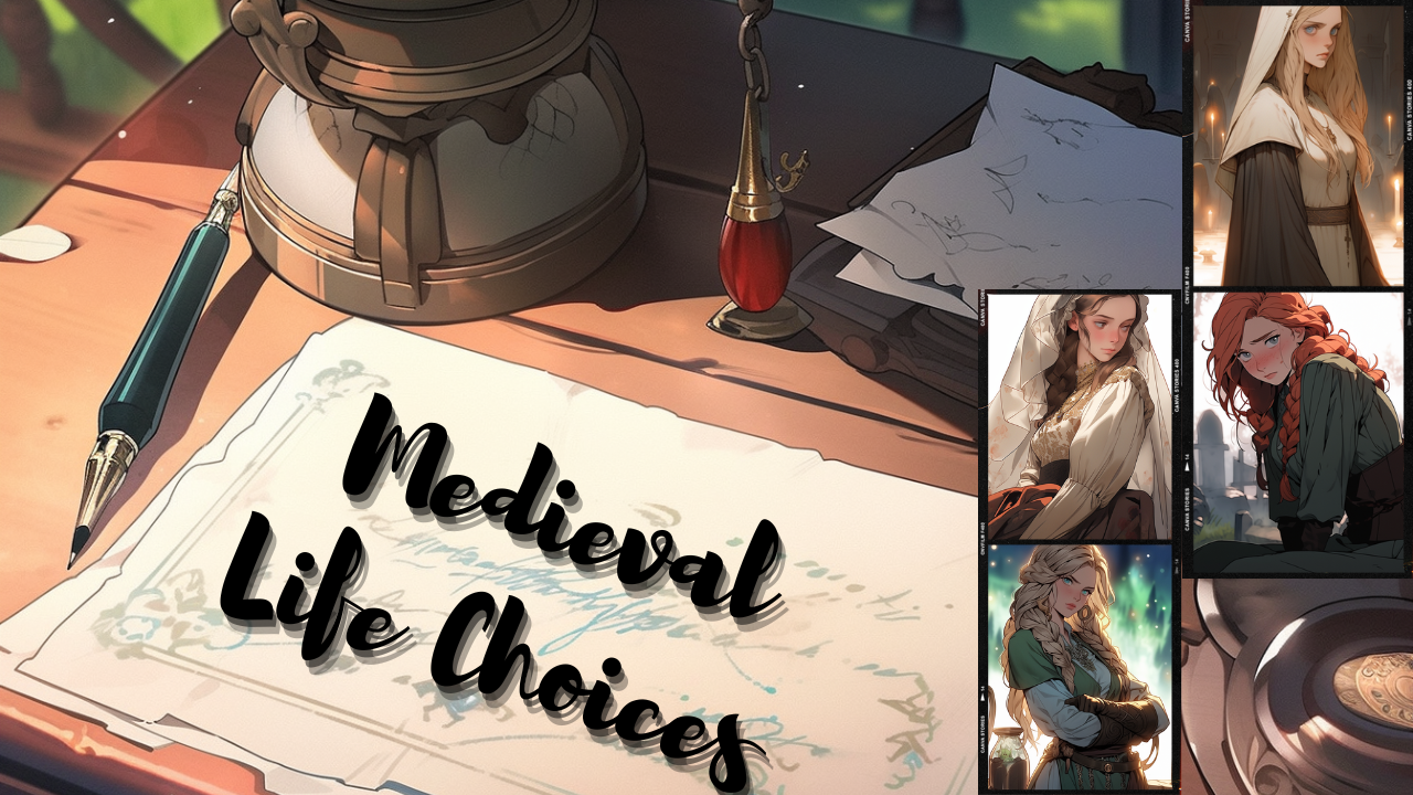 Medieval Life Choices - 8 fates by veinmerch