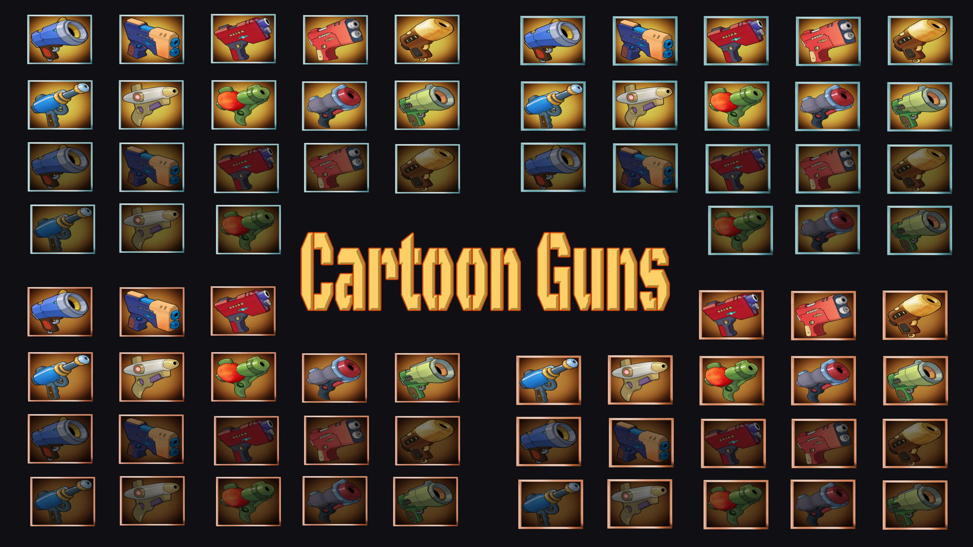 Cartoon Guns by meaningful_choices