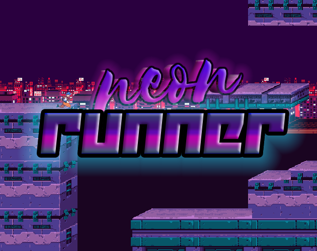 Neon Runner by Harkirit Gill
