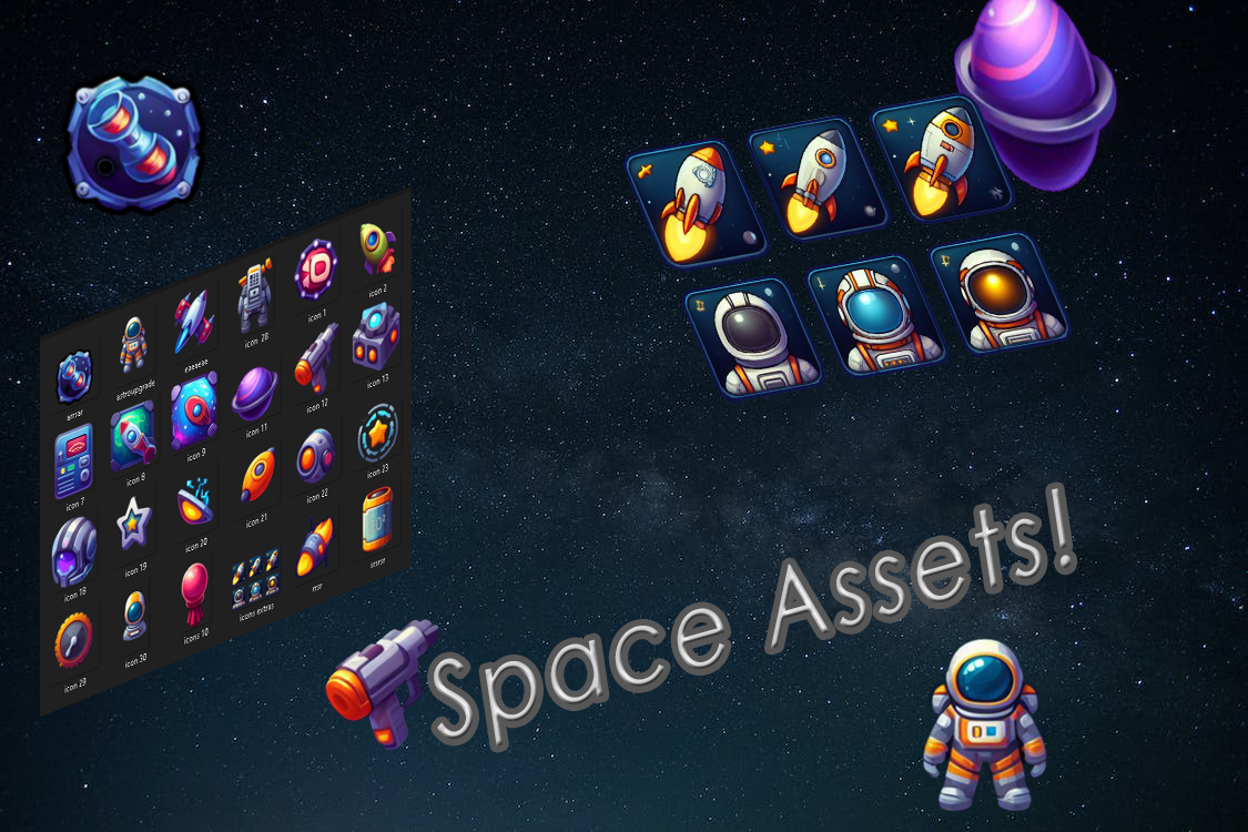 Space Icons UI (100 + Extras!) News!!!!! by Wolfster Shop