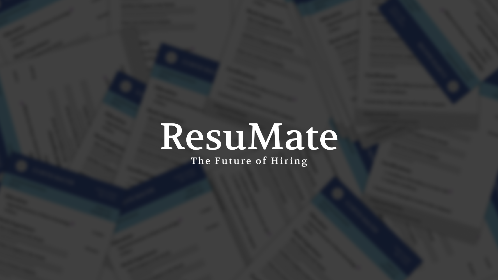 ResuMate: The Future of Hiring by sudhamshumitra, Hritik Dutta, suveer-r
