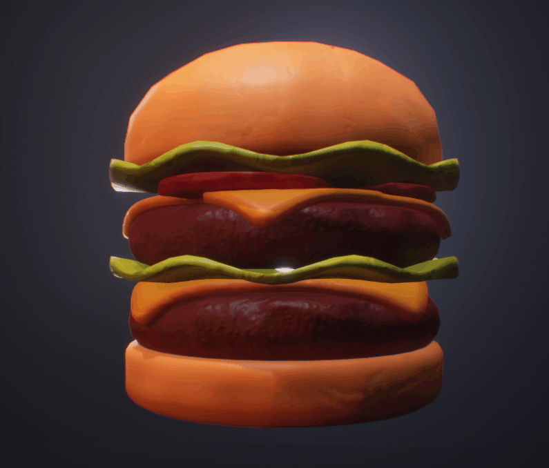 Free Burger Game Asset by Jasmine Perry